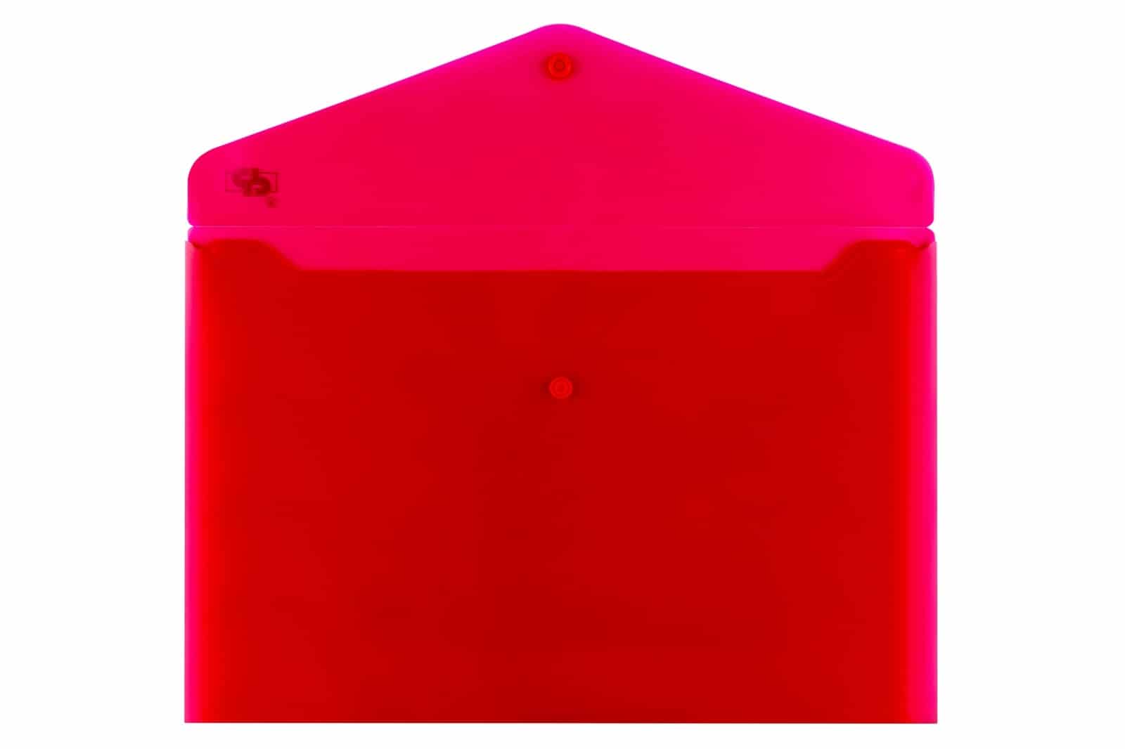 Mapa PVC A4 cu buton, rosie DP Collection Office - ProduseBirotica.ro